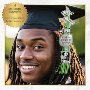 Sports & Music Themed Charms | Silver Tone Graduation Cap Decor Add-on ...