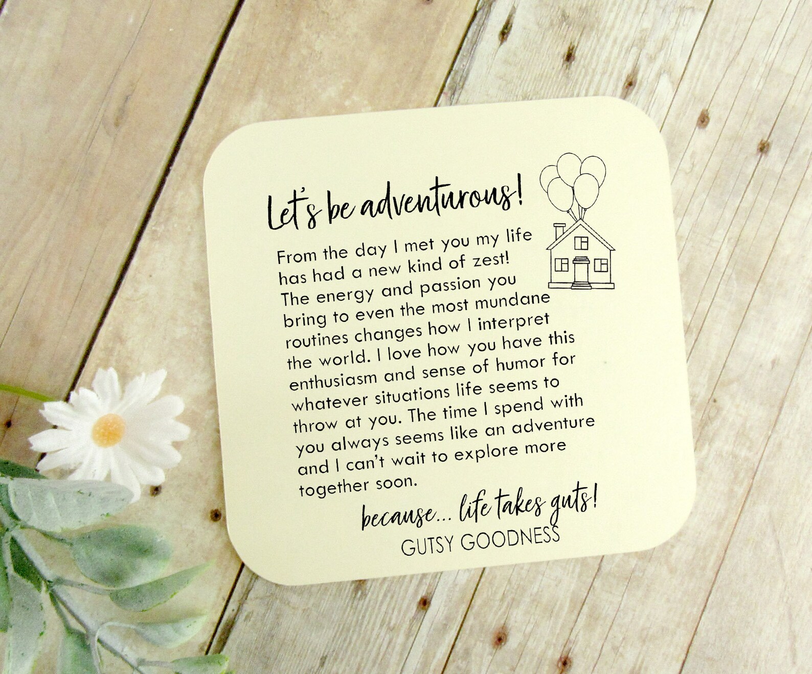 Valentines Day Gift Let's Go on an Adventure Necklace | Keychain ...