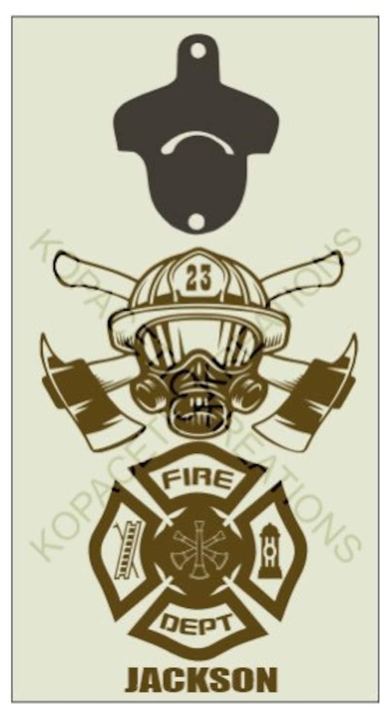 Fire Fighter Bottle Opener Beer Bottle Opener-gift for Him Gift for Her ...