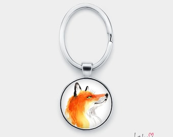 Tail Bag Charm Real Fox Tail Keychain Fur Keychain Fox Key Chain for ...