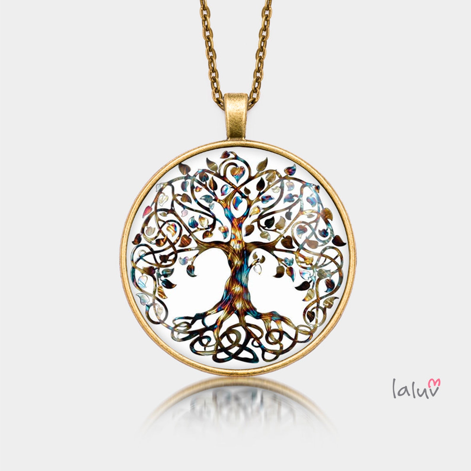 Medallion Round TREE OF LIFE - Etsy