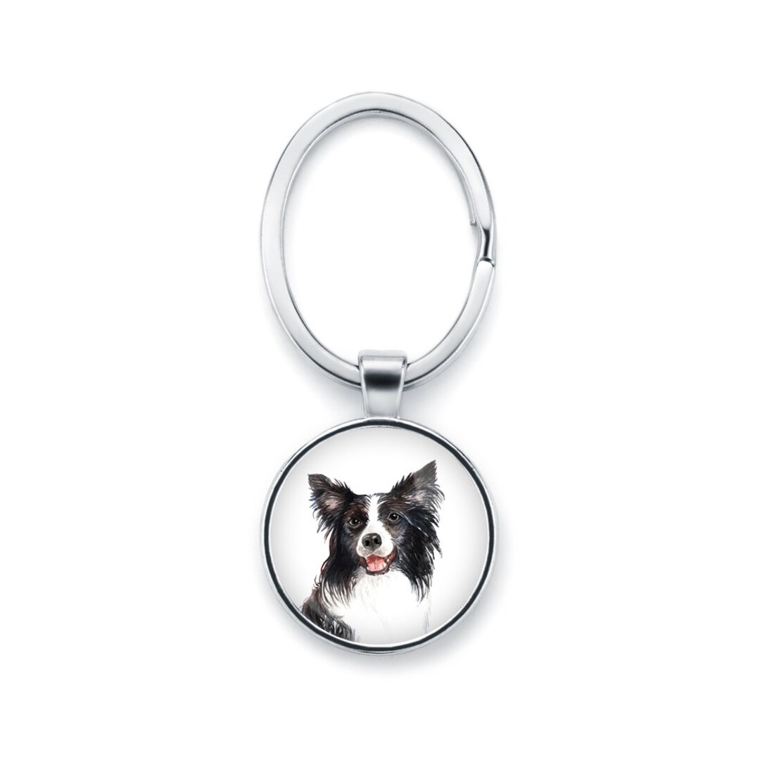 Keychain BORDER COLLIE - Etsy