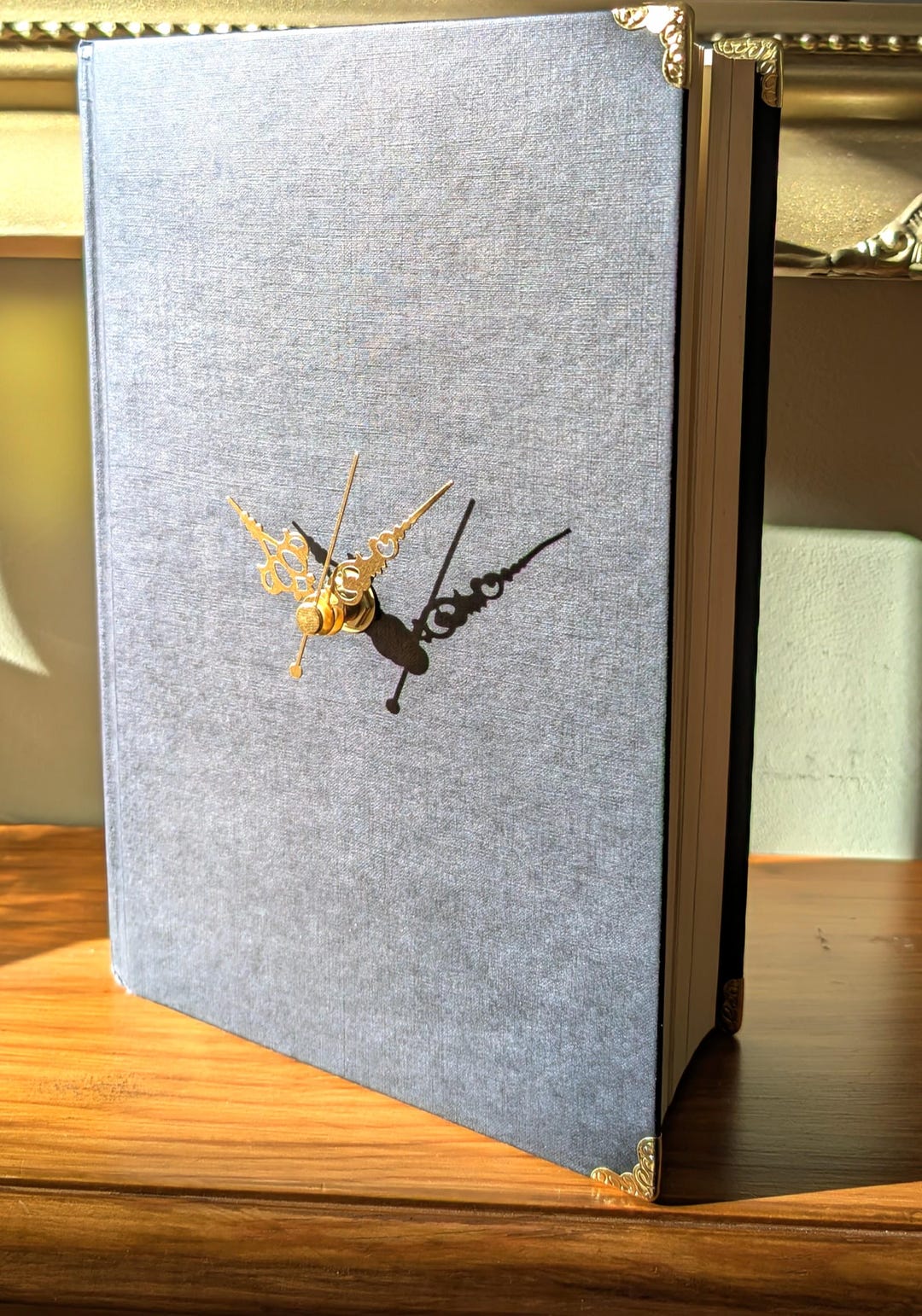 Handmade Quartz Book Clock: Unique Home Decor - Etsy