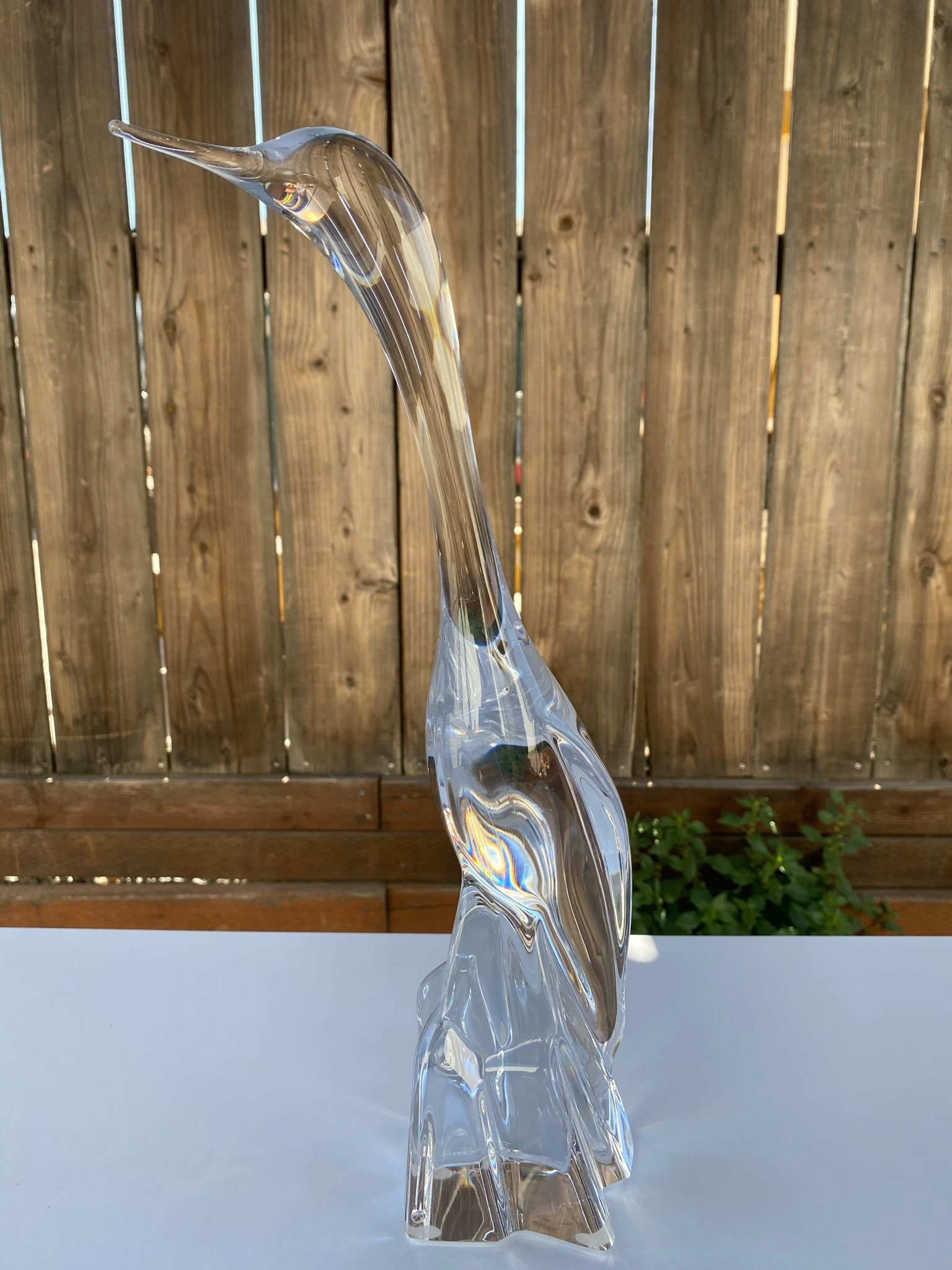 Daum France 14.5 Crane Egret Heron Swan Goose Loon Bird - Etsy UK