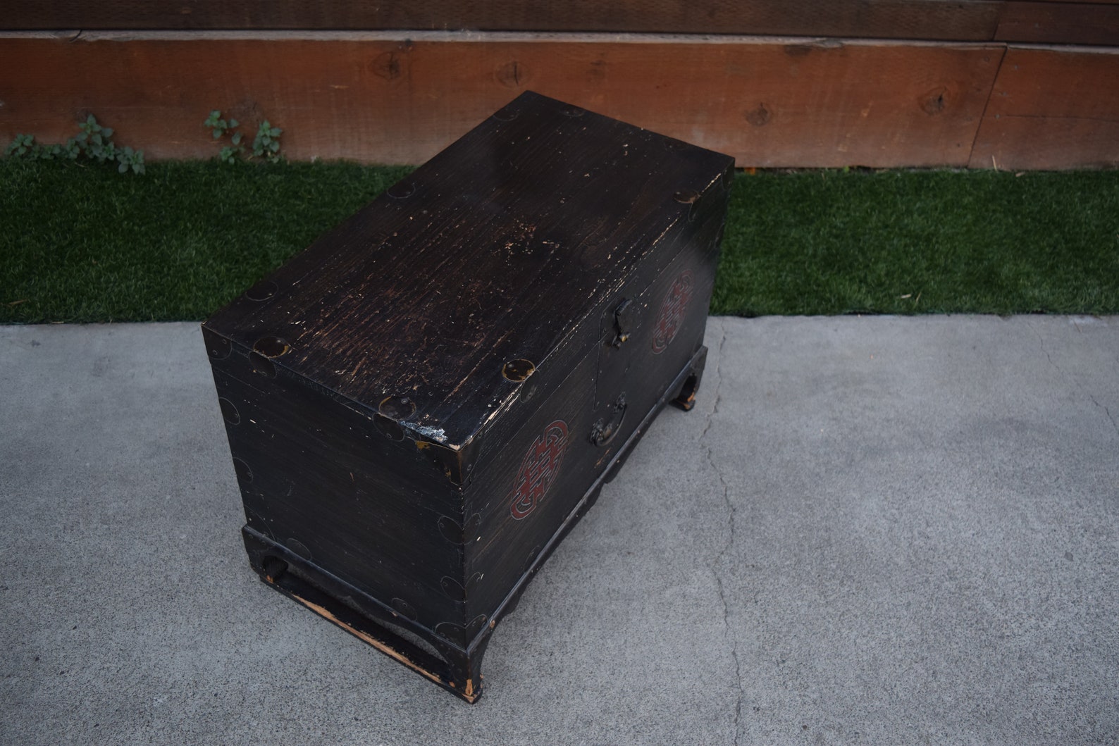 Antique Chinese Asian Korean Small Chest Cabinet Trunk - Etsy