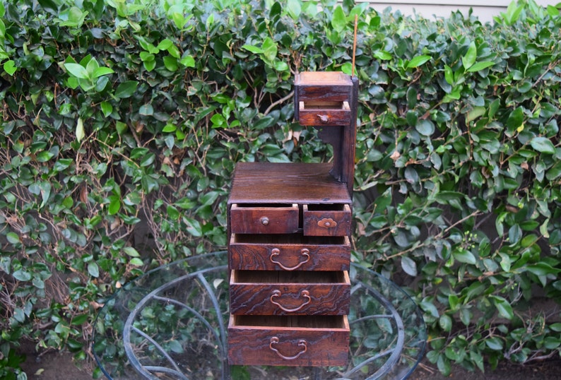 Antique Japanese Meiji Period Sewing Box Tansu - Etsy