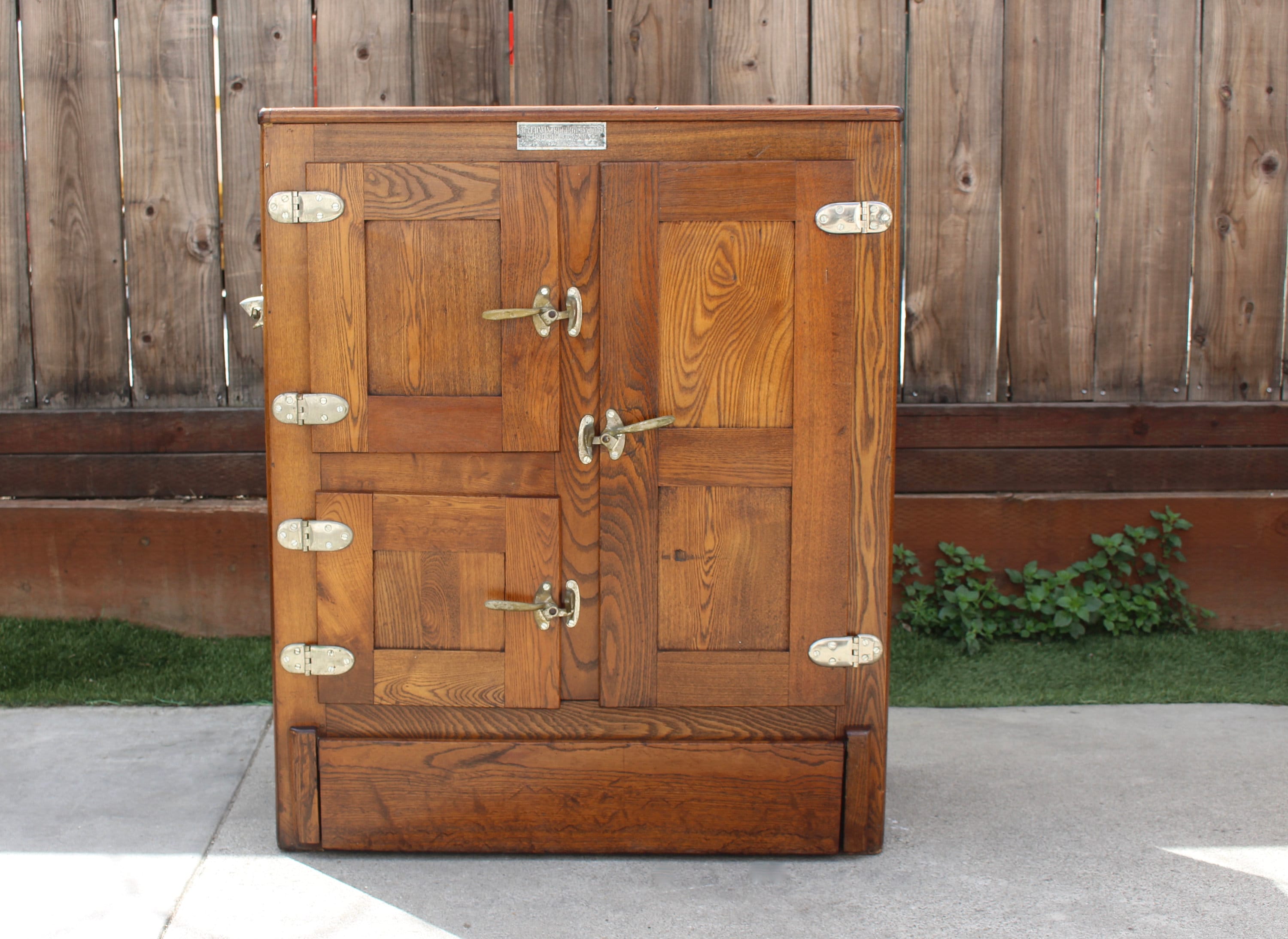 Antique Ice Box Refrigerator for sale | Only 4 left at -70%