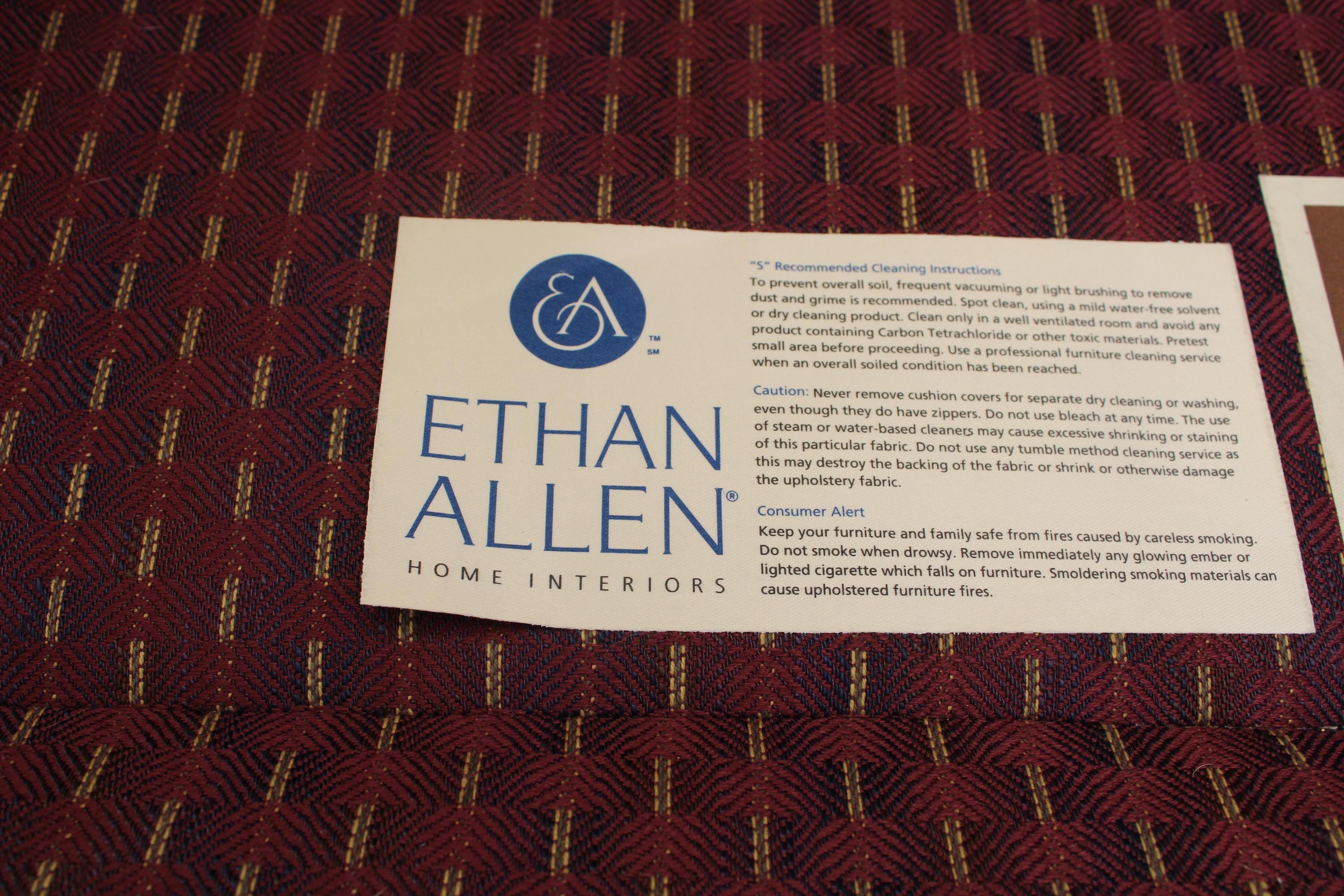 Vintage Ethan Allen Wingback Chair With Nailhead Trim - Etsy