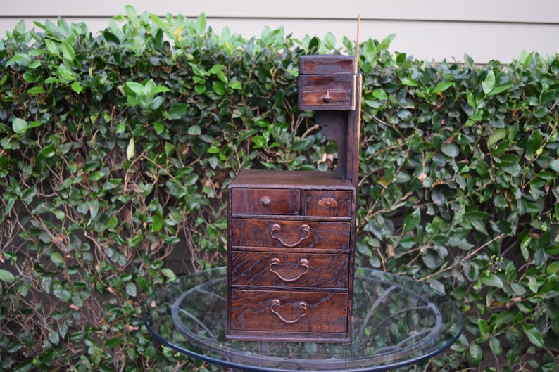 Antique Japanese Meiji Period Sewing Box Tansu - Etsy