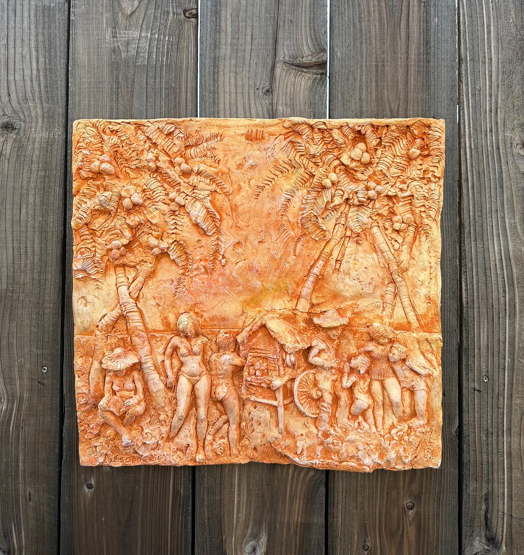 Puerto Rico Carved Art by Jan D'esopo Carving - Etsy