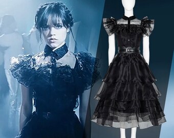 Wednesday Addams Rave N Dress - Etsy