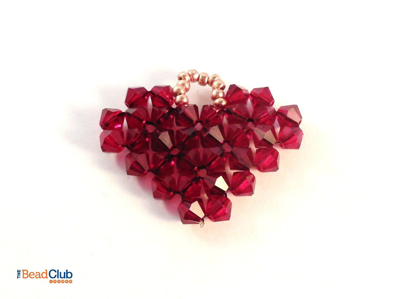 Beaded Heart Pattern Heart Pattern Heart Pendant Beading | Etsy