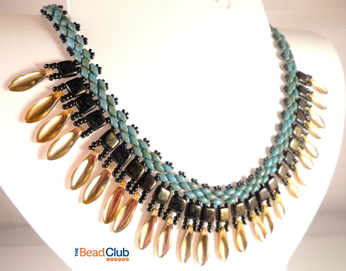 Superduo Bead Patterns Dagger Bead Tutorial Beaded | Etsy