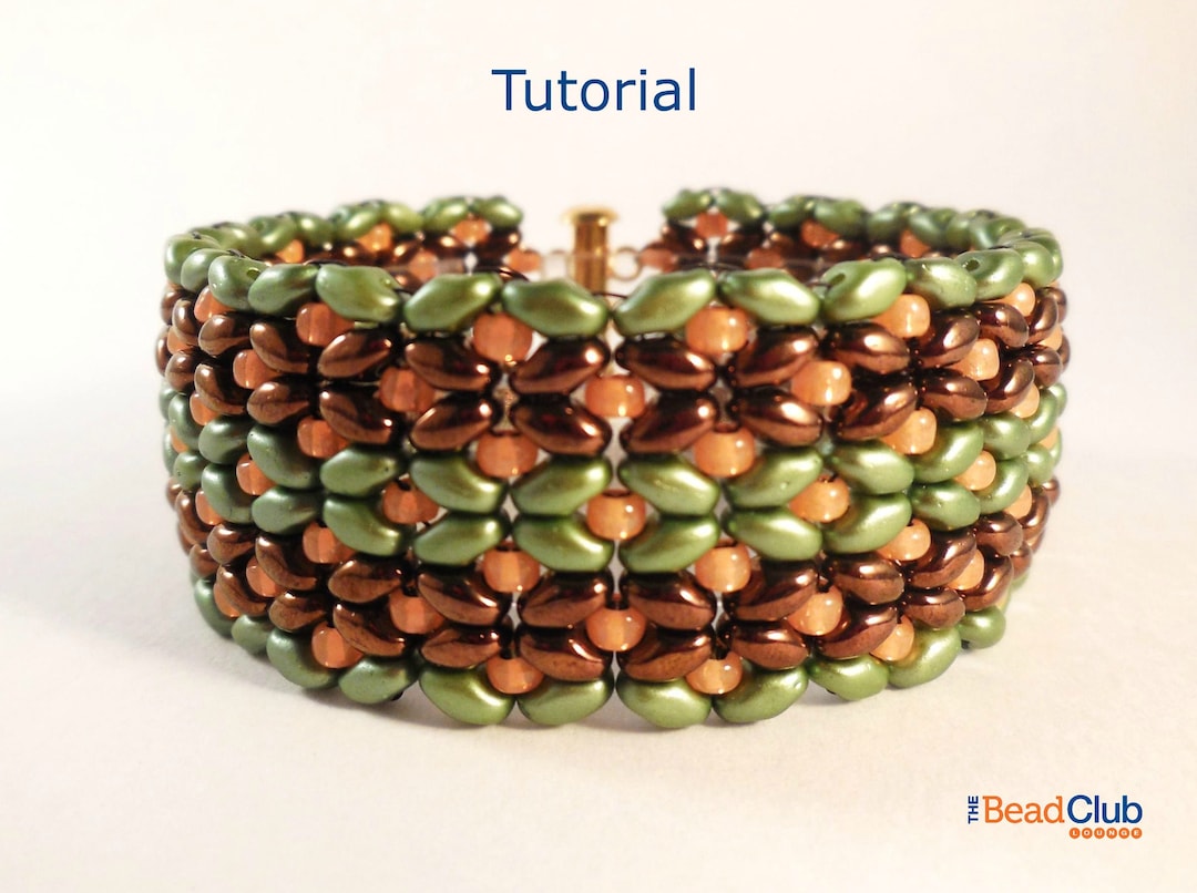Superduo Bead Patterns - Beaded Bracelet Patterns - Beadweaving Patterns - Bracelet Tutorials ...