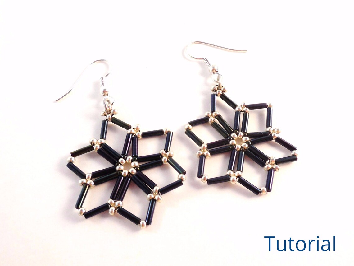 Beaded Star Patterns Beaded Star Earring Patterns Beaded - Etsy