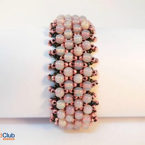 Beaded Bracelet Patterns - Netting Stitch - Seed Bead Bracelet Patterns ...