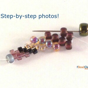 Peyote Stitch Pattern - Seed Bead Patterns - Necklace Tutorial ...