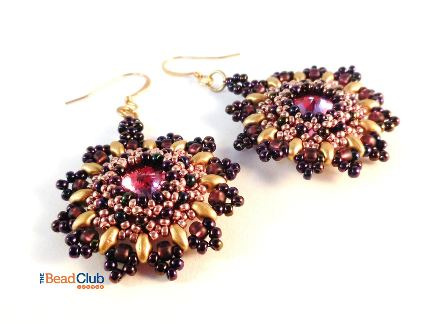 Right Angle Weave Earring Pattern Beaded Earring Tutorial - Etsy