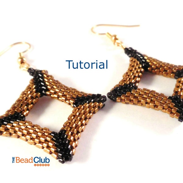 Peyote Beaded Earring Patterns - Etsy
