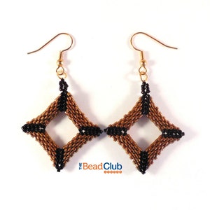 Peyote Earring Tutorial - Peyote Stitch Patterns - Seed Bead Earring ...