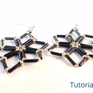 Beaded Star Patterns Beaded Star Earring Patterns Beaded Christmas ...