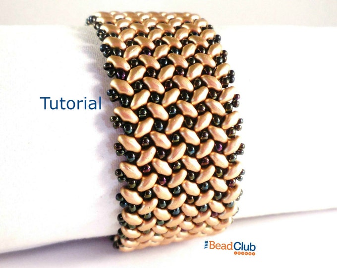 Flat Cellini Spiral Peyote Bracelet Patterns Seed Bead Bracelet ...