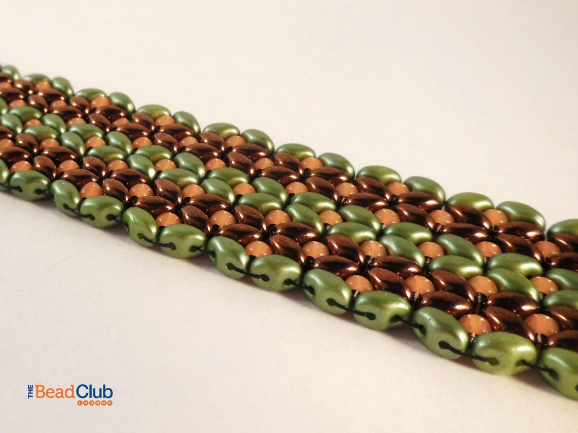 Superduo Bead Patterns Beaded Bracelet Patterns - Etsy