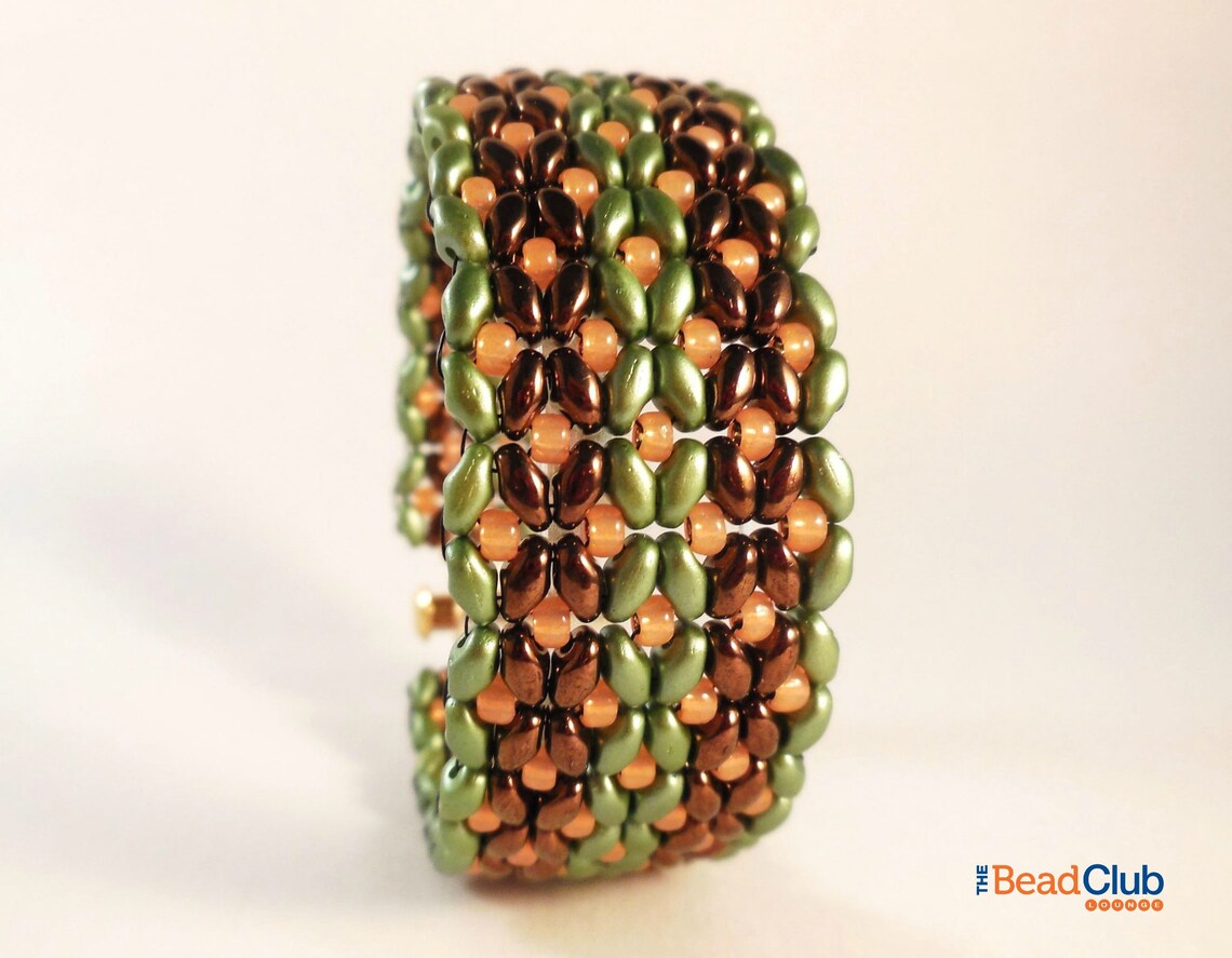 Superduo Bead Patterns Beaded Bracelet Patterns | Etsy