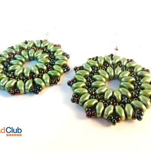 Superduo Earring Patterns - Superduo Patterns - Beaded Earring Patterns ...
