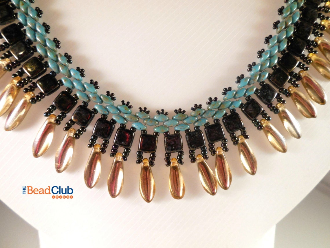 Superduo Bead Patterns Dagger Bead Tutorial Beaded - Etsy