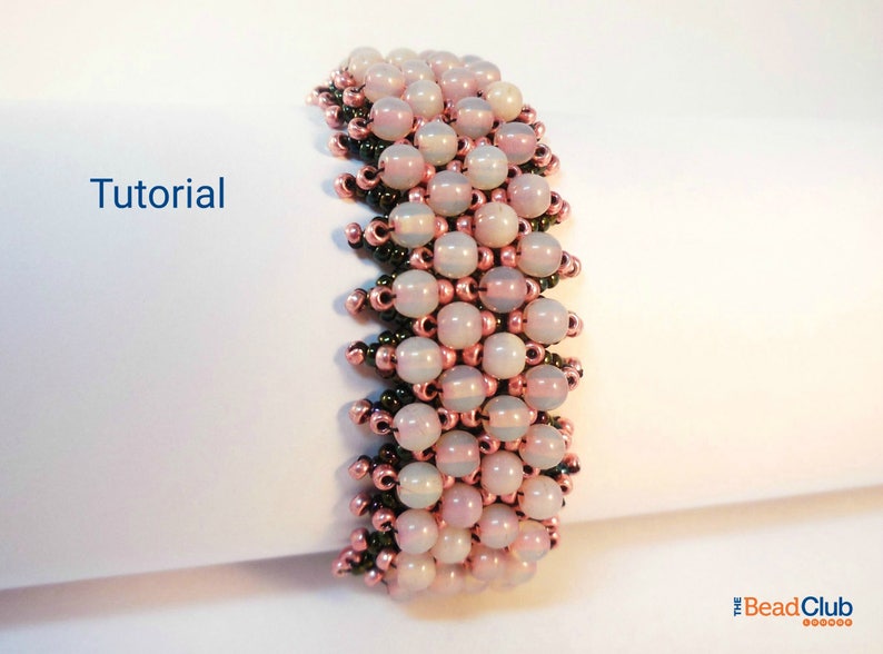 Beaded Bracelet Patterns Netting Stitch Seed Bead Bracelet Patterns ...