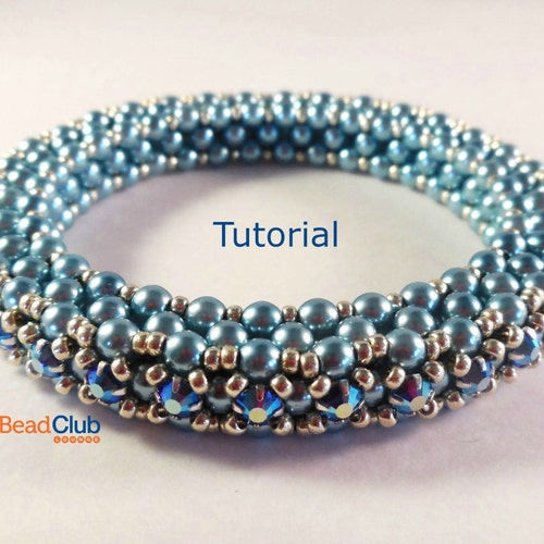 Cubic Right Angle Weave Tutorial Bracelet Pattern Beading - Etsy