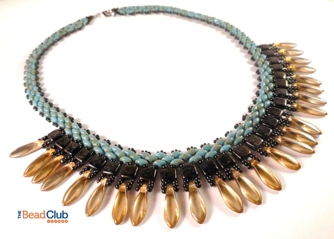 Superduo Bead Patterns Dagger Bead Tutorial Beaded - Etsy