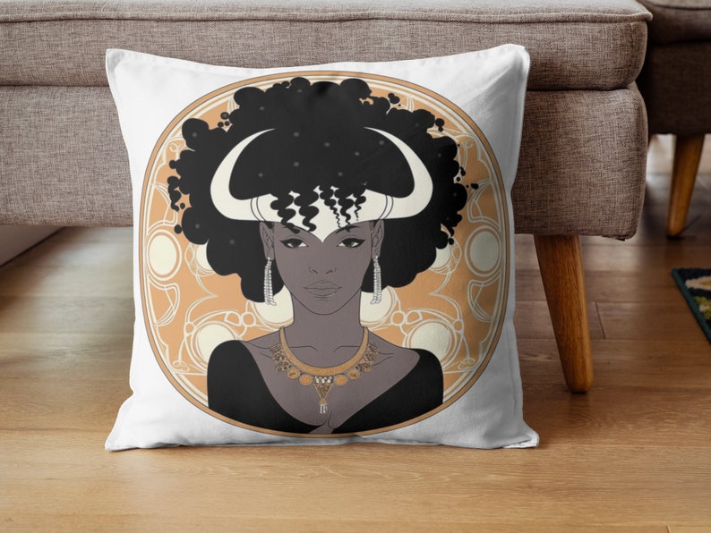 Taurus Clipart SVG, Afro Queen Natural Hair Jpg, Celestial Woman Eps ...