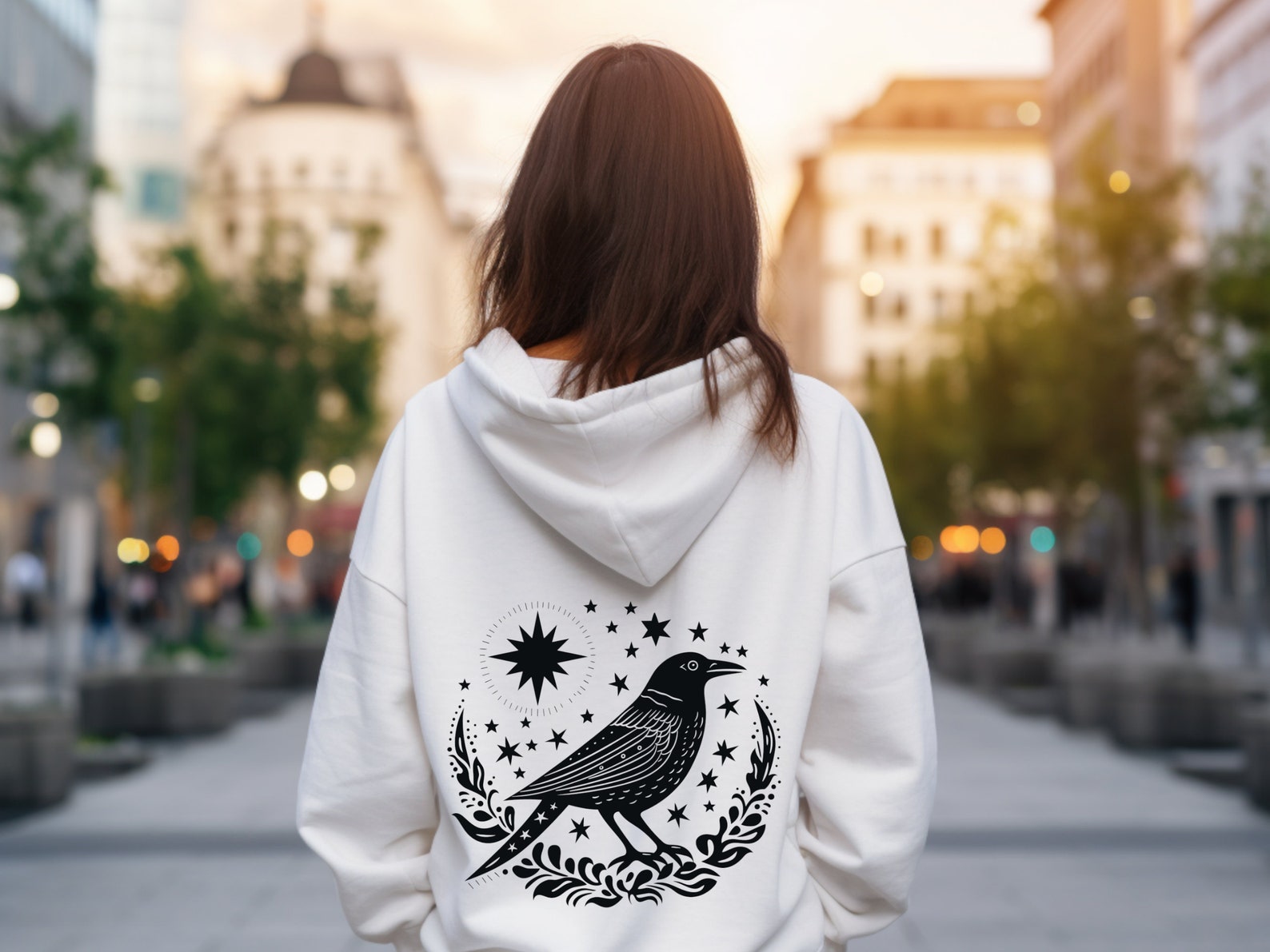 Starry Night Raven Svg Bundle, Celestial Moon Png, Spooky Season ...