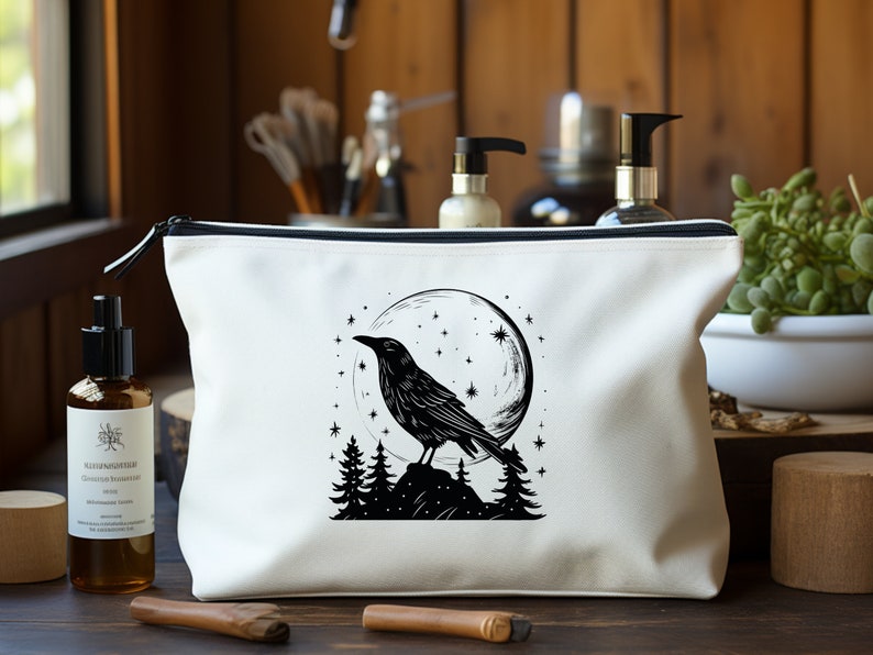Starry Night Raven Svg Bundle, Celestial Moon Png, Spooky Season ...