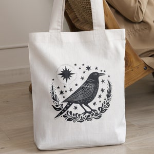 Starry Night Raven Svg Bundle, Celestial Moon Png, Spooky Season ...