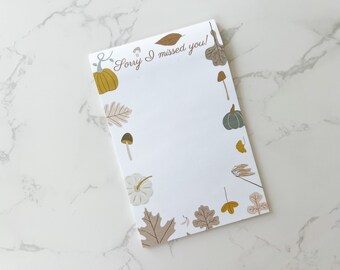 Sorry I Missed You Sticky Notes Jw - Etsy