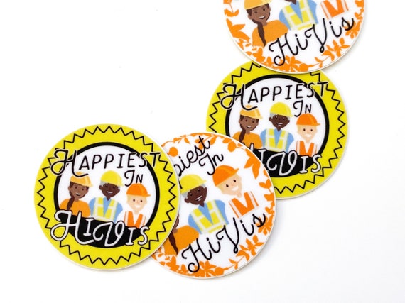 Hi Vis Hard Hat Stickers