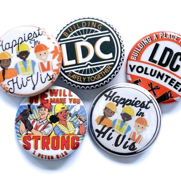 Construction Pins - Etsy