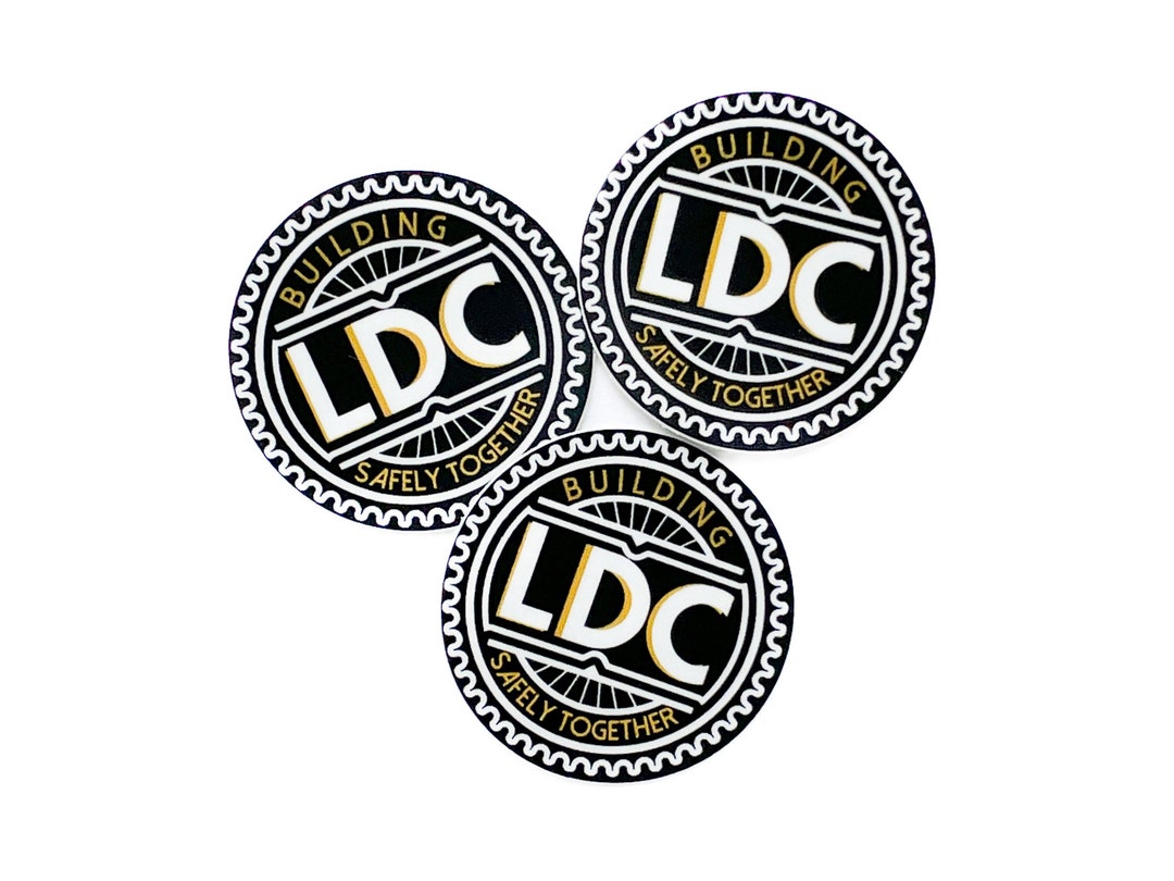 LDC DRC Volunteer Hard Hat Sticker JW Local Design - Etsy