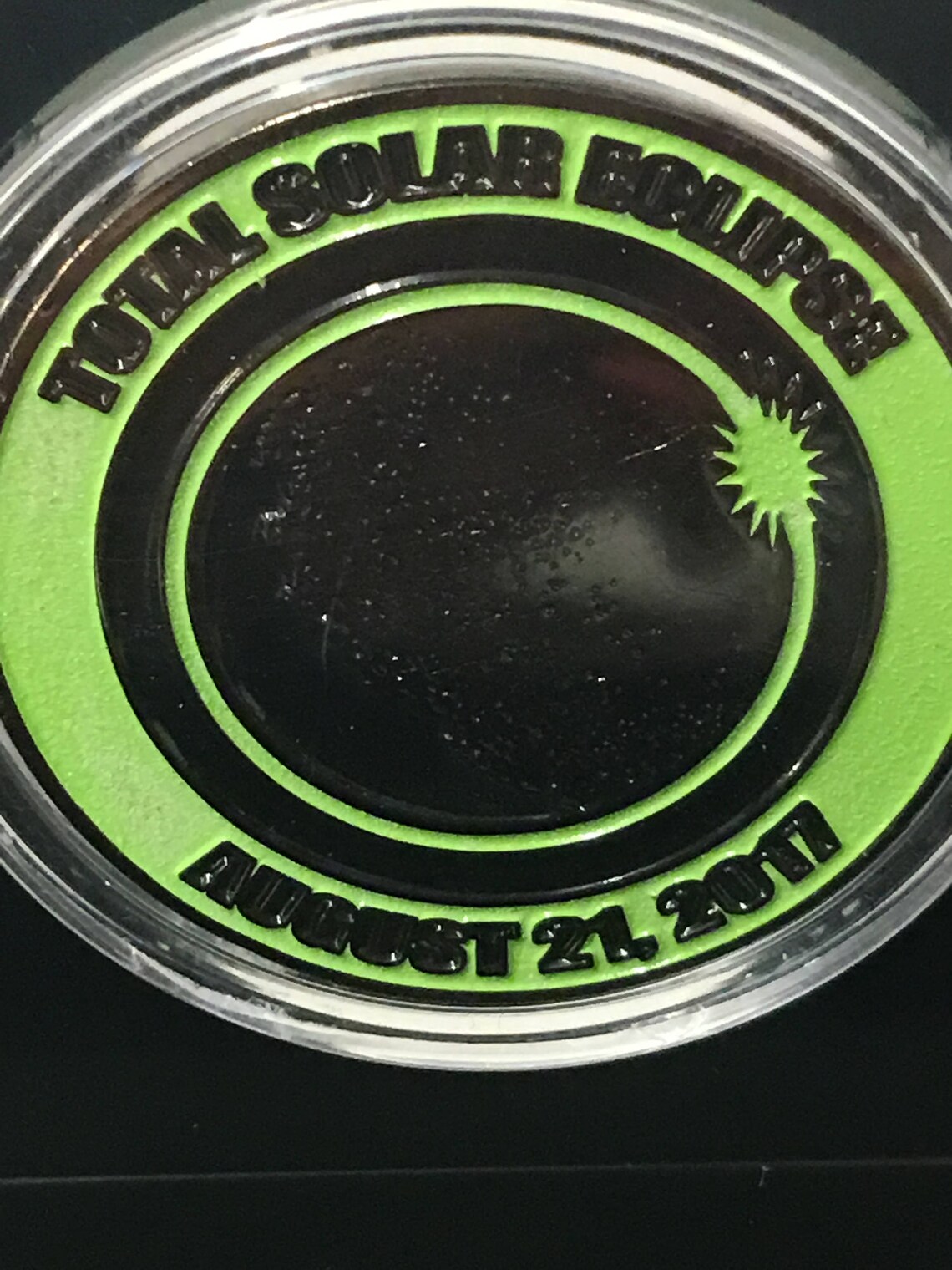 Total Solar Eclipse Coin Glow in the Dark Edition With Oregon Reverse ...