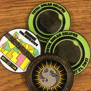 Total Solar Eclipse Coin Glow in the Dark Edition With Oregon Reverse ...