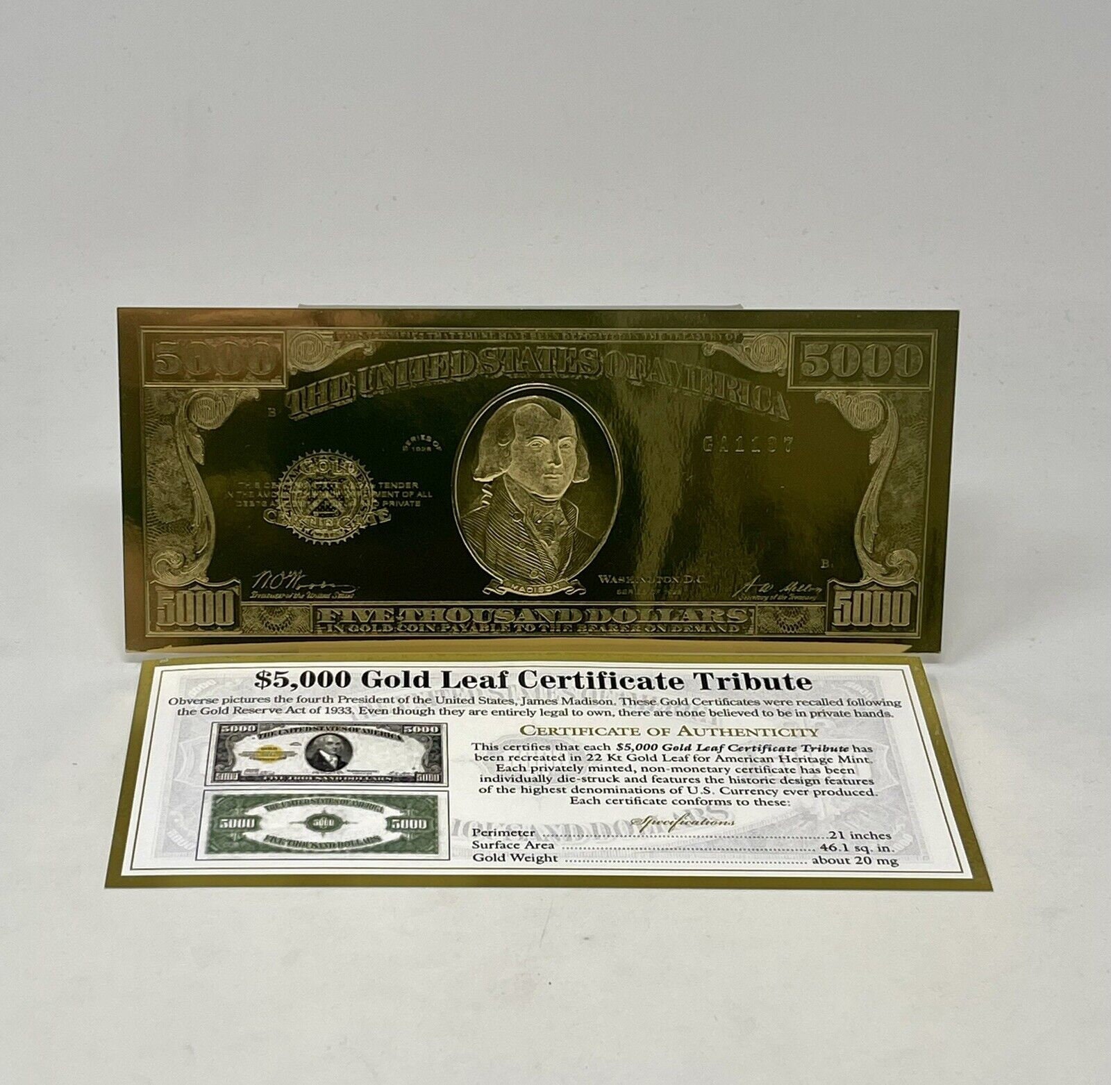 5000 Dollar Bill Real