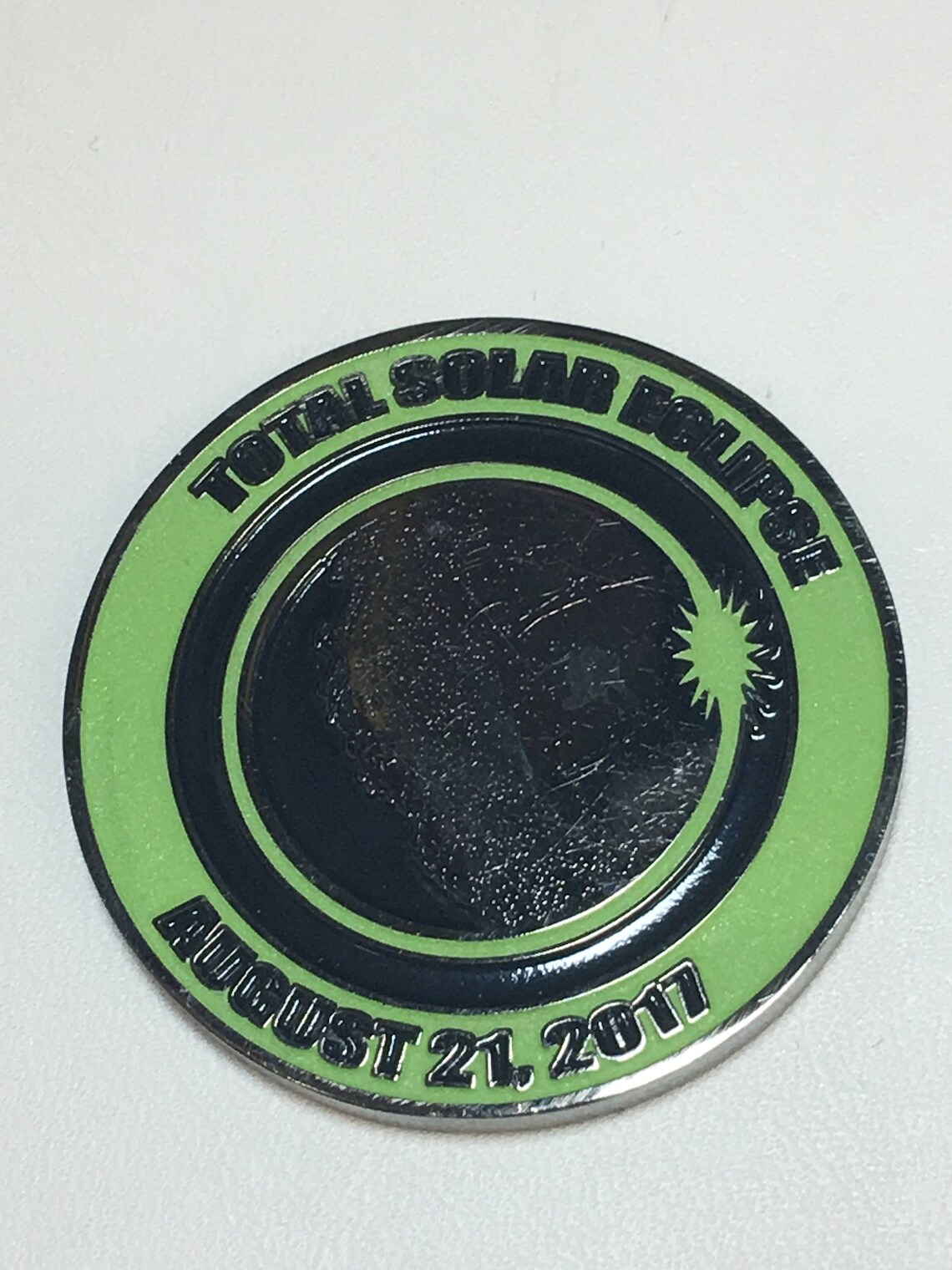 Total Solar Eclipse Coin Glow in the Dark Edition With Oregon Reverse ...