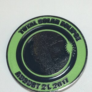 Total Solar Eclipse Coin Glow in the Dark Edition With Oregon Reverse ...