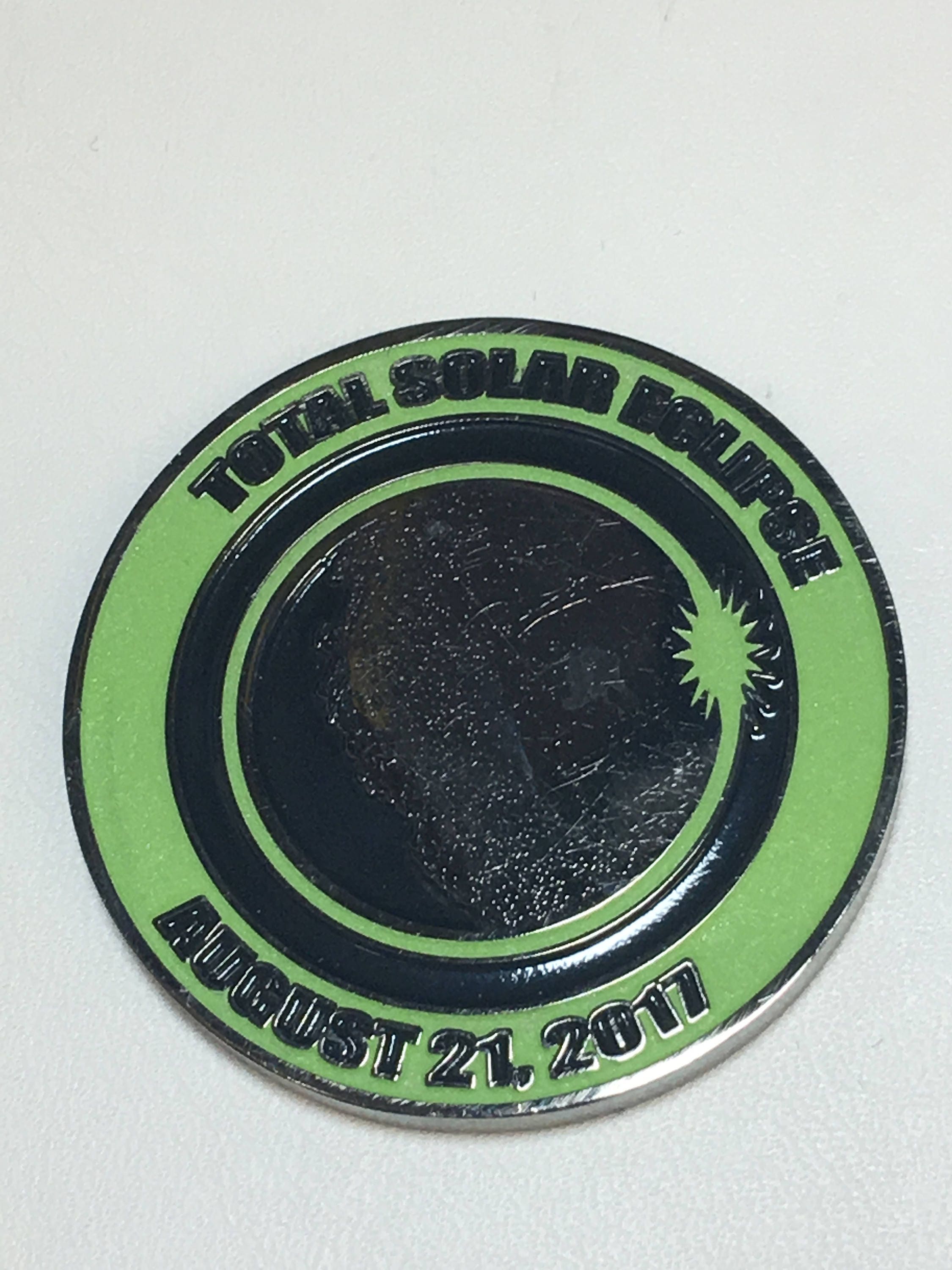 Total Solar Eclipse Coin Glow in the Dark Edition With Oregon Reverse ...