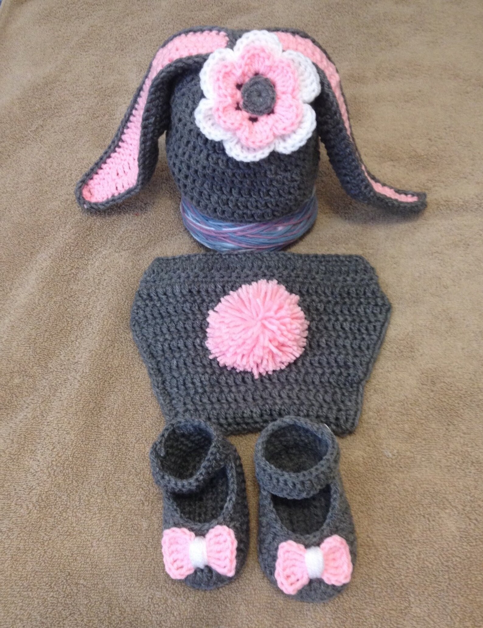 Bunny Outfit Crochet Bunny Easter Outfit Photo Prop Easter - Etsy