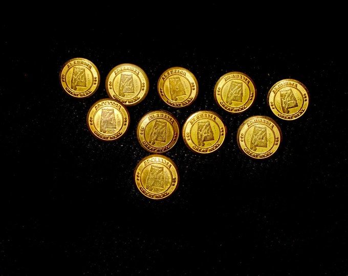 Vintage Alabama State Police Buttons - Etsy