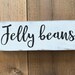 Jelly Beans Sign Wood Easter Sign Rustic Jelly Beans Sign - Etsy